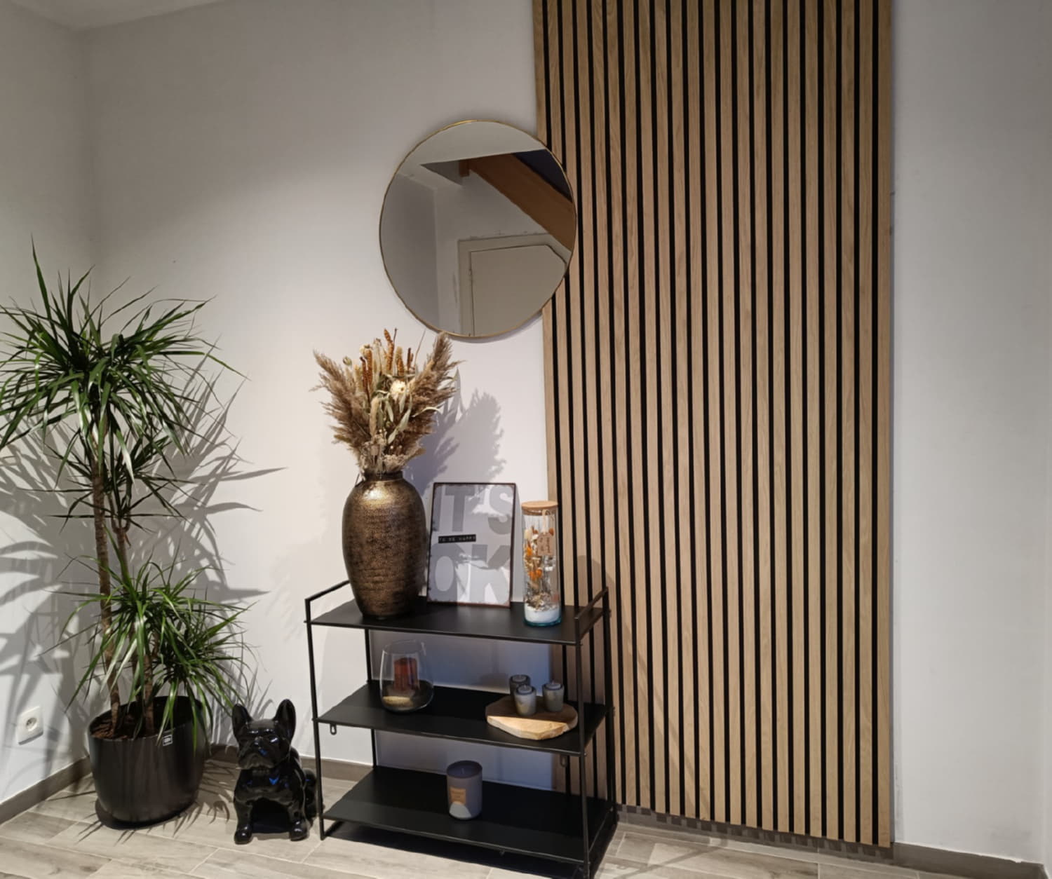 ISODECO Akoestische Panelen Hout Naturel Eiken met Zwart Vilt NIET ...