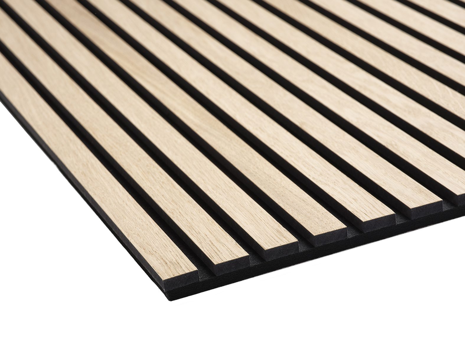 ISODECO Akoestische Panelen Hout Naturel Eiken met Zwart Vilt NIET ...
